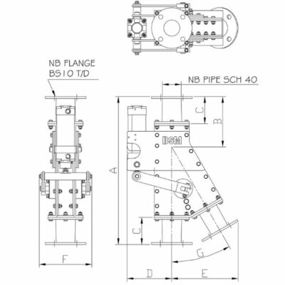 Diverter Valve- Flap Type Pneumatic / Hand – Bulkmatic